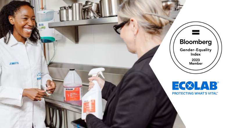 Ecolab inclus pour la 4e fois consécutive dans l'indice Bloomberg pour l'égalité femmes-hommes (GEI)